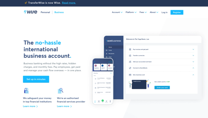 Wise Business (ex-TransferWise)